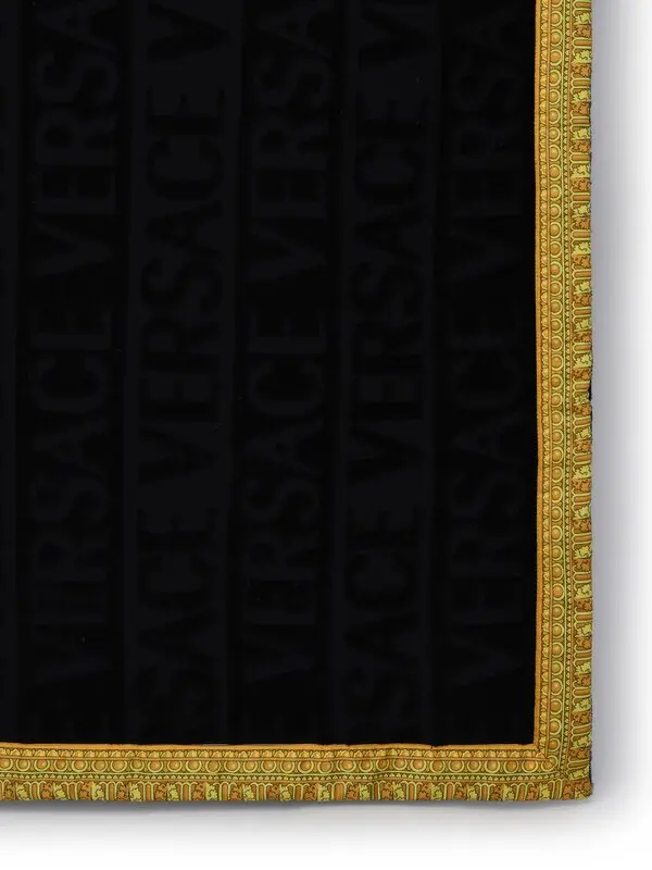 Versace Logo-jacquard Cotton Bathmat
