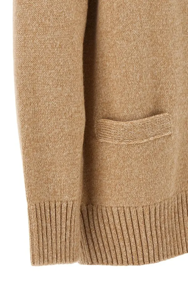 Rabanne V-neck Buttoned Cardigan - Nude