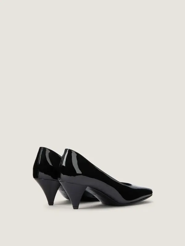 Givenchy Sliced Square Pumps In Patent Leather