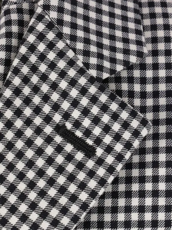 Comme Des Garçons Checkered Suit Jacket