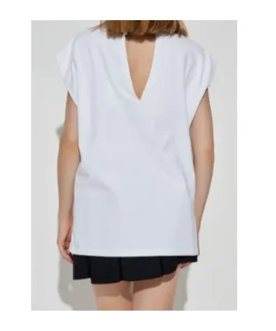 Alaïa Stand Collar Top With Back Cutout
