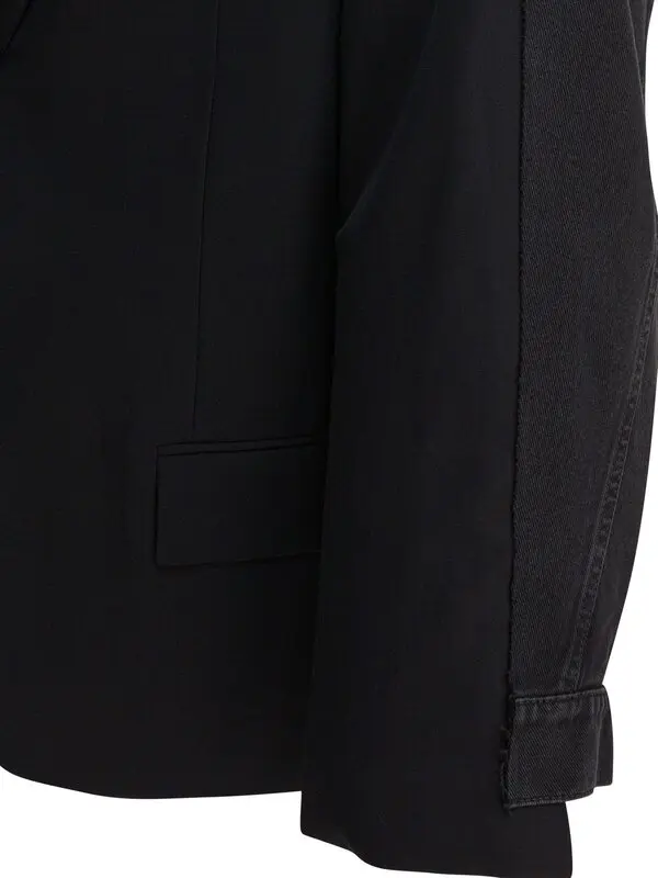 Balenciaga Tailored Jacket With Lapel Collar And Flap Pockets