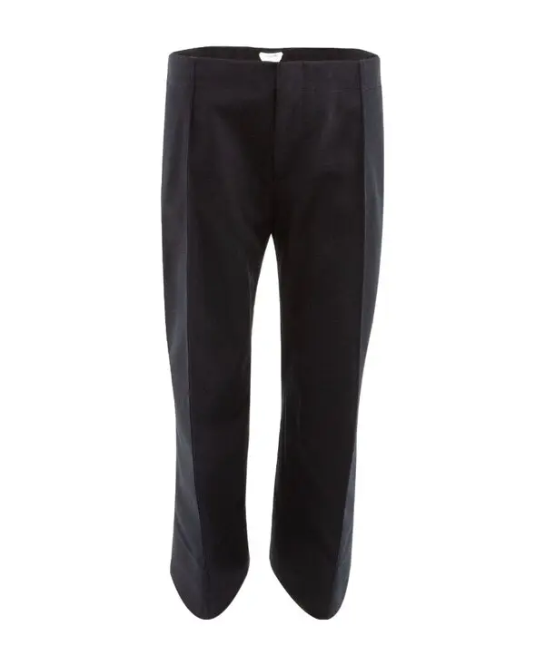 Bottega Veneta Straight-leg Cropped Trousers - Black
