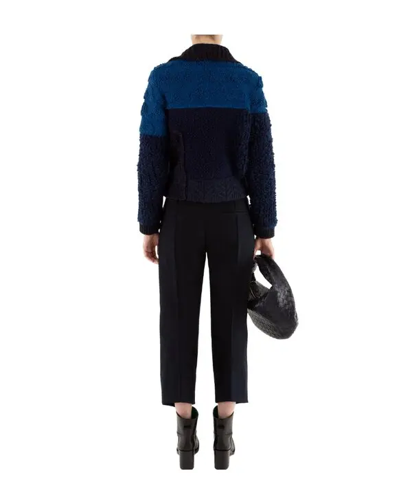 Bottega Veneta Straight-leg Cropped Trousers - Black