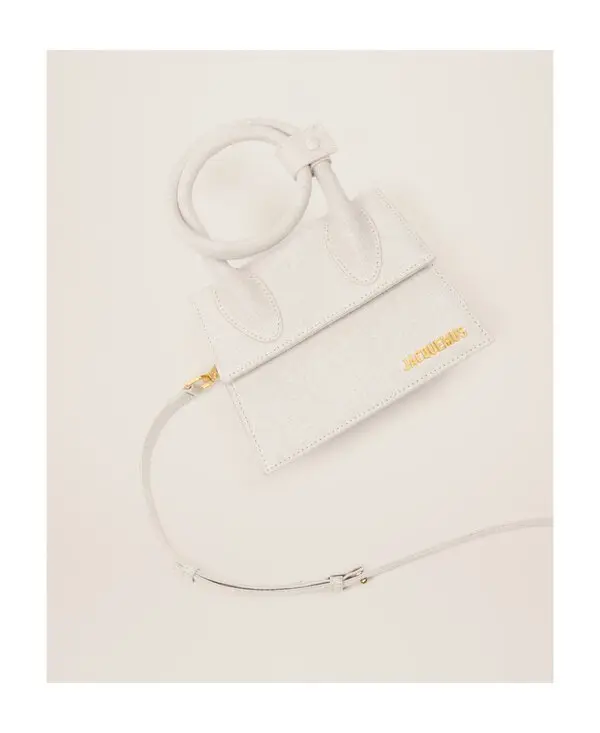 Jacquemus Le Chiquito Noeud Logo Plaque Tote Bag