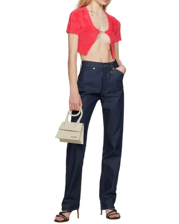 Jacquemus Le Chiquito Noeud Logo Plaque Tote Bag