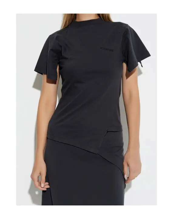 Vetements Asymmetrical Layered T-shirt