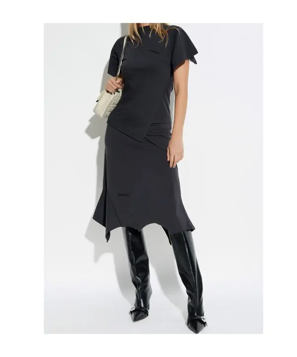 Vetements Asymmetrical Layered T-shirt