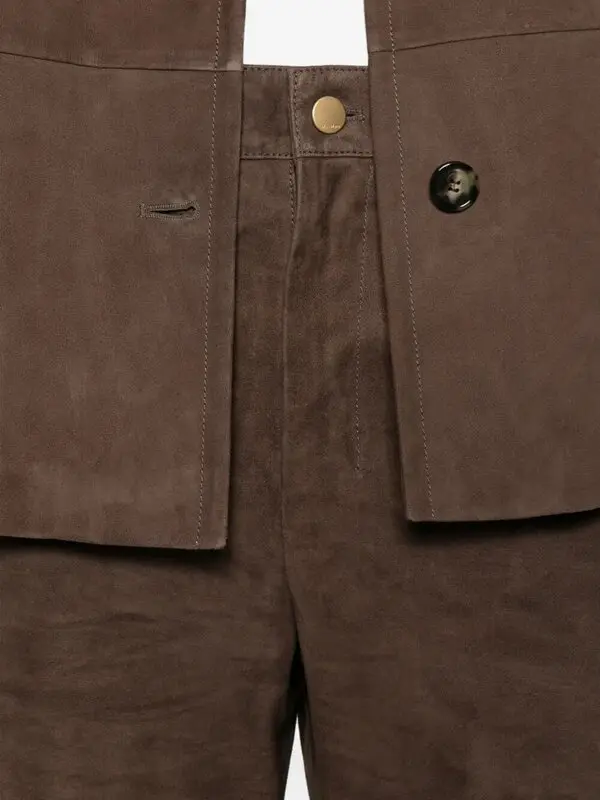 Max Mara Fulmine Straight Leg Pants - Brown