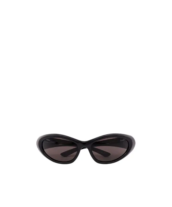 Balenciaga Oval Frame Sunglasses - Black