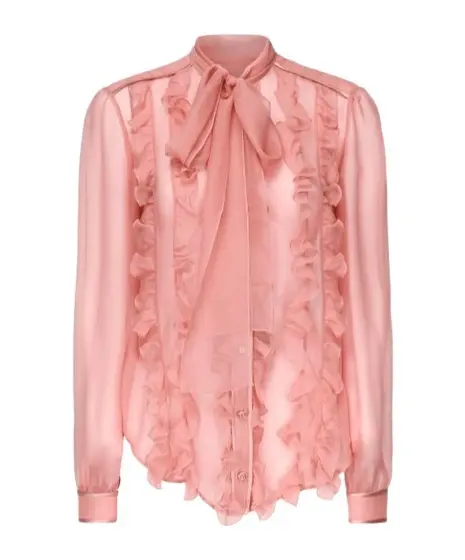 Dolce & Gabbana Ruffle Detailed Shirt