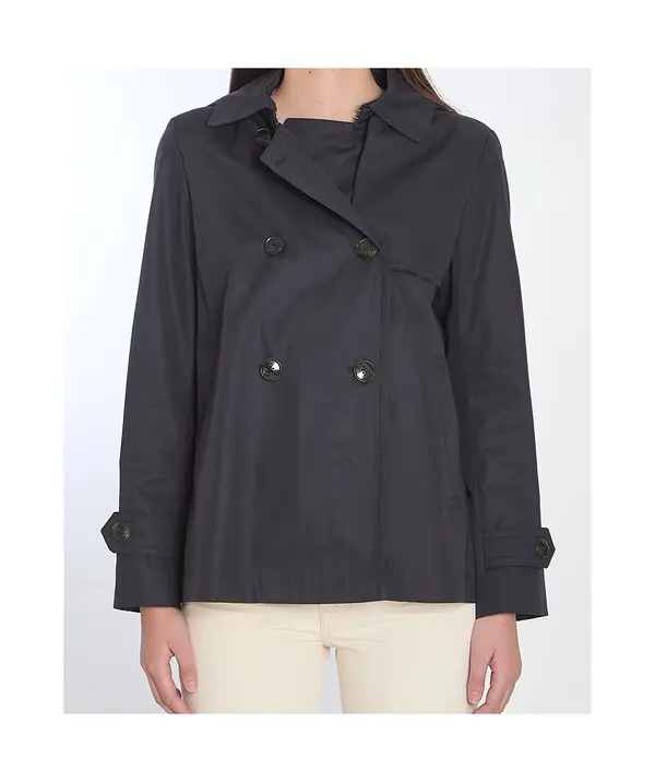 Herno Double Breasted Hooded Jacket