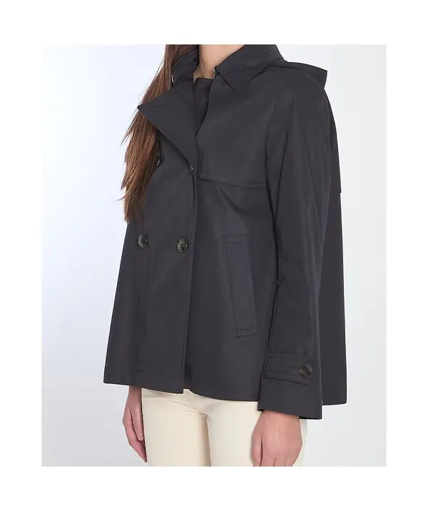 Herno Double Breasted Hooded Jacket