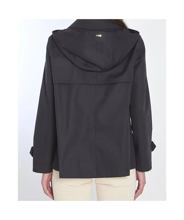 Herno Double Breasted Hooded Jacket