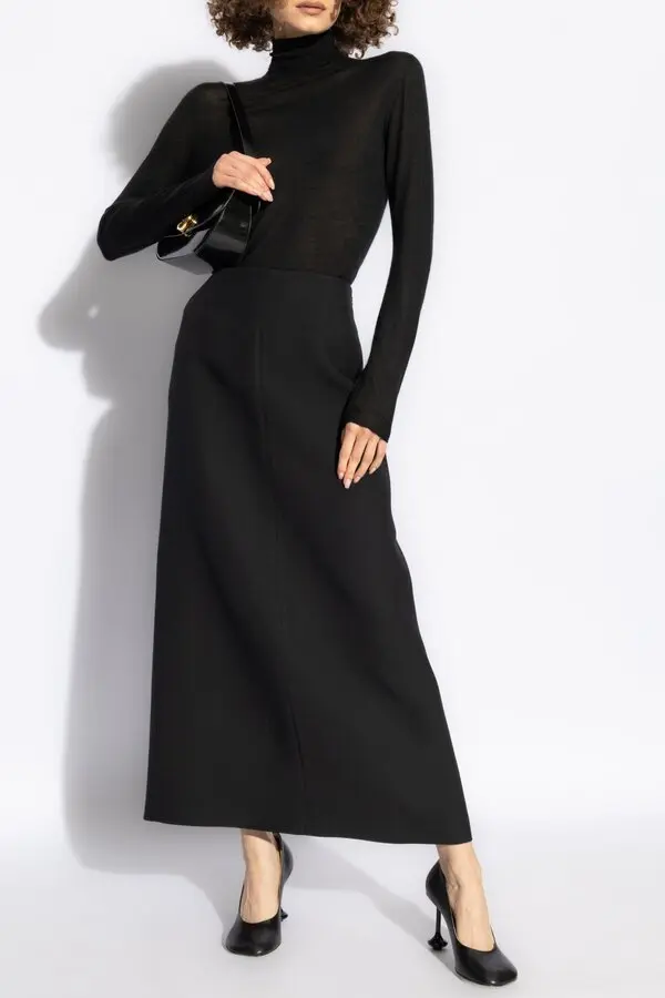 Fabiana Filippi Midi Skirt With Side Zippers