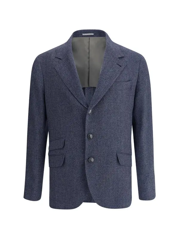 Brunello Cucinelli Single Breasted Jacket - Black
