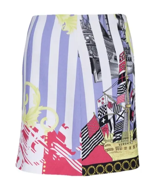 Versace Printed Skirt - Multicolor