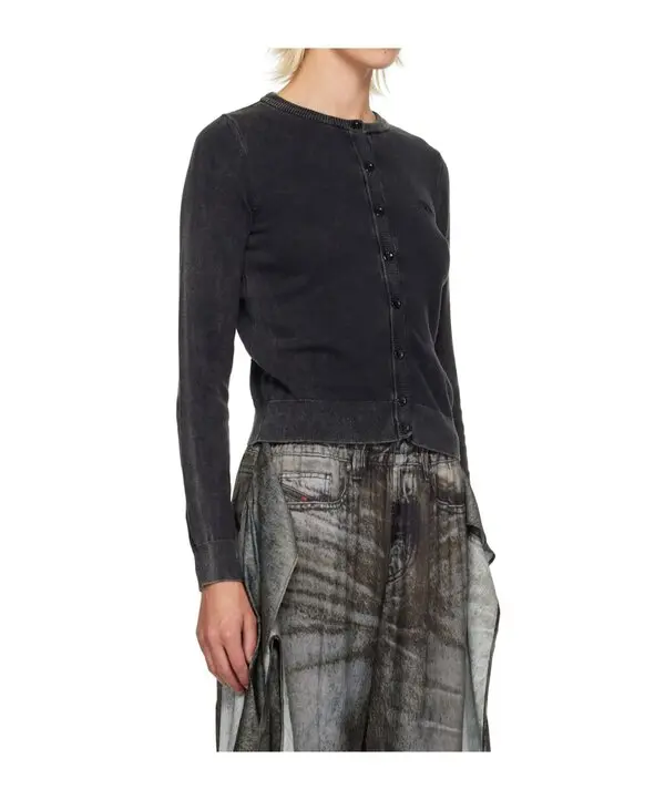 DIESEL® Long-sleeved Buttoned Cardigan