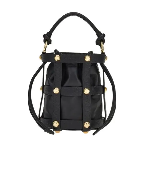 FERRAGAMO Cage Bucket Bag - Black
