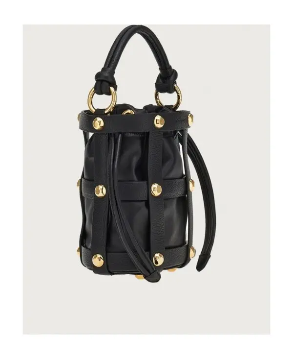 FERRAGAMO Cage Bucket Bag - Black