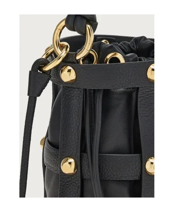 FERRAGAMO Cage Bucket Bag - Black