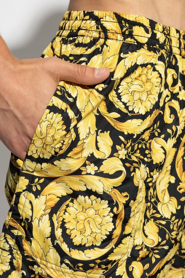 Versace Barocco Print Swim Shorts