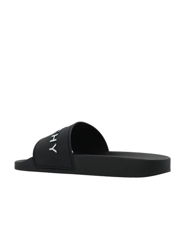 Givenchy Logo Detailed Slides - Black