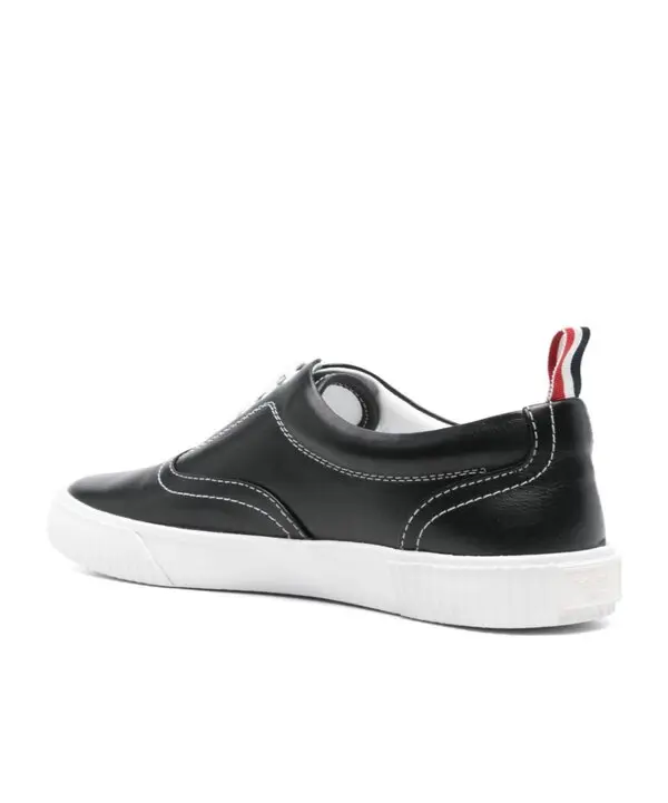 Thom Browne Heritage Round Toe Sneakers - Black
