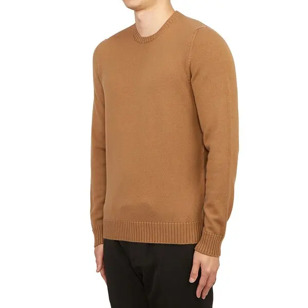DRUMOHR Crew Neck Knitted Jumper - Brown