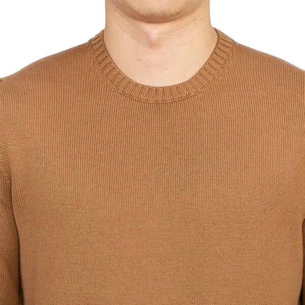 DRUMOHR Crew Neck Knitted Jumper - Brown