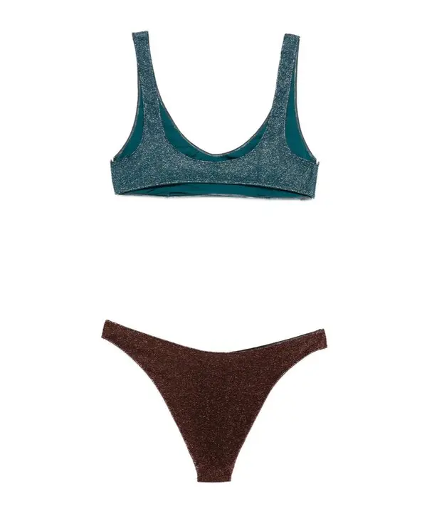 Oseree Metallic Two-piece Set