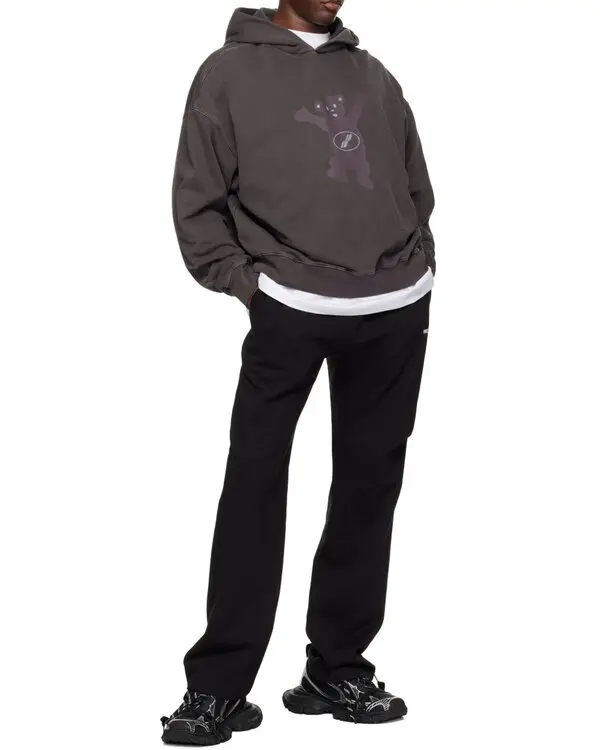 We11Done Logo-print Cotton Hoodie