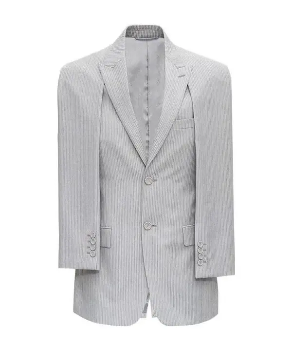 Dior Striped Sleeveless Jacket