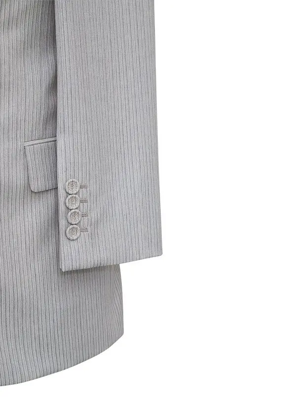 Dior Striped Sleeveless Jacket