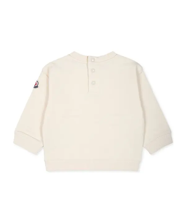 Moncler Enfants Logo Print Crewneck Sweatshirt