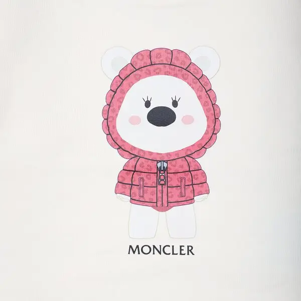 Moncler Enfants Logo Print Crewneck Sweatshirt
