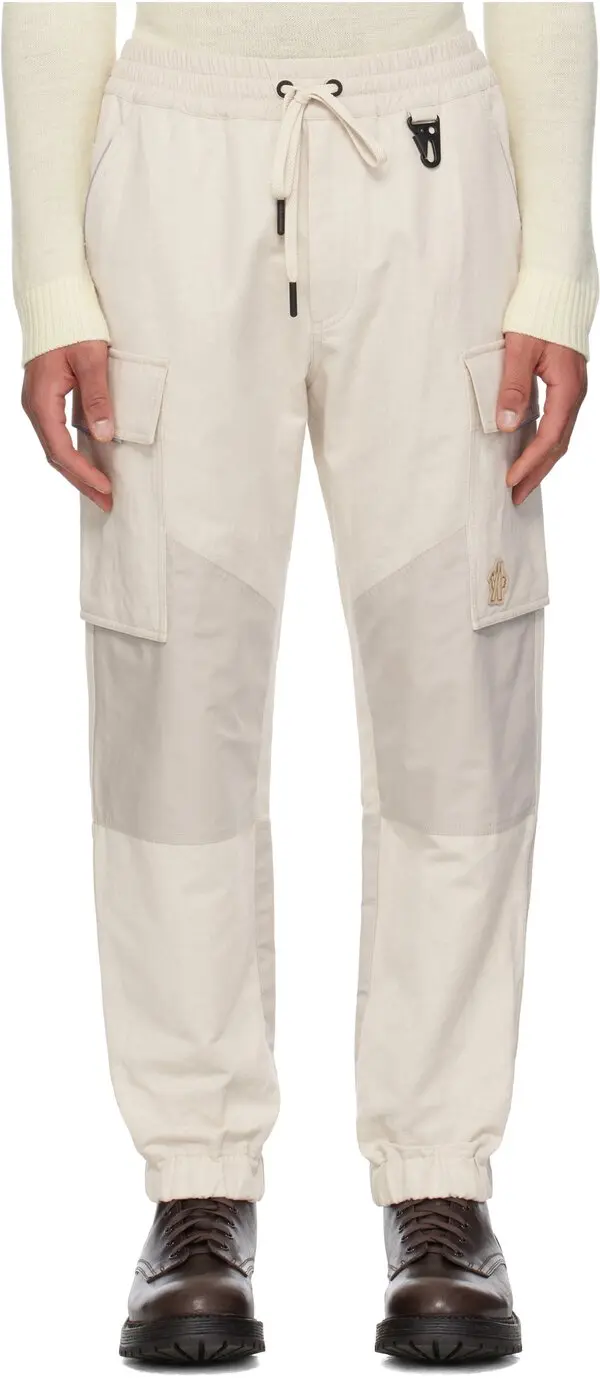 Moncler Cotton Linen Jogging Pants