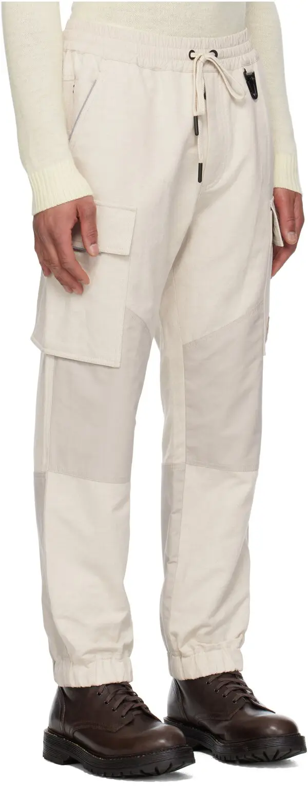 Moncler Cotton Linen Jogging Pants