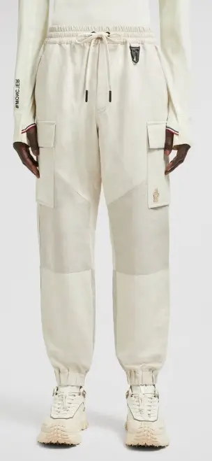 Moncler Cotton Linen Jogging Pants