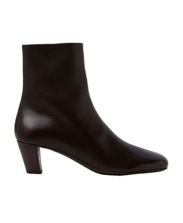 Marsèll Side Zip Ankle Boots With Tapered Heel - Black