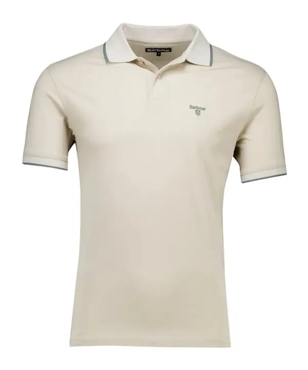 Barbour Short-sleeved Polo Shirt - Beige