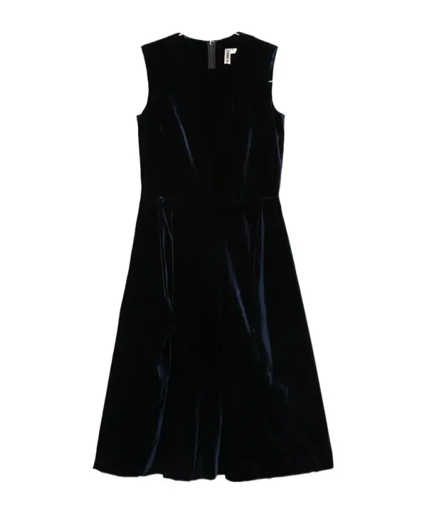 Comme Des Garçons Sleeveless Crewneck Jumpsuit - Navy Blue