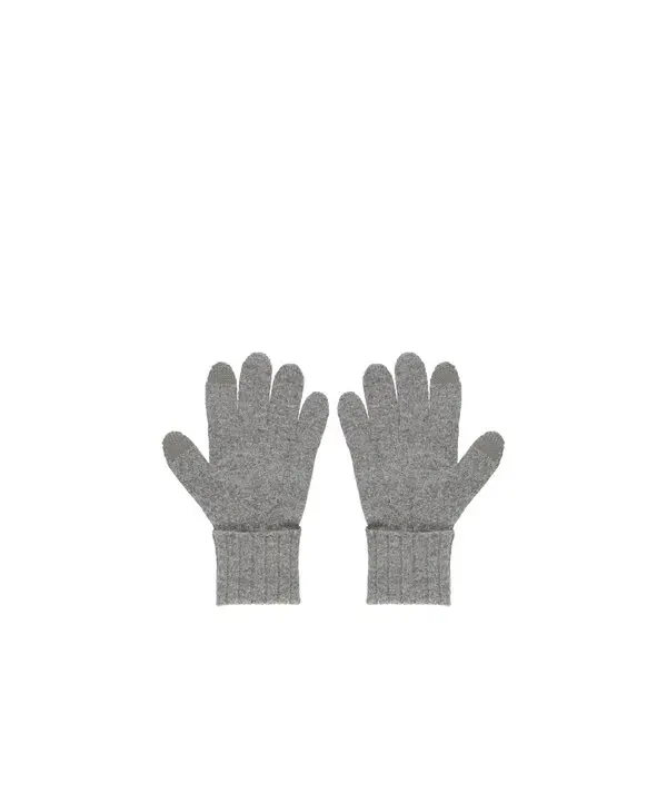 Kenzo Wool Gloves With Boke Flower Crest