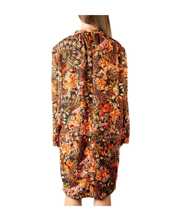 Dries Van Noten Long Sleeve Printed Dress