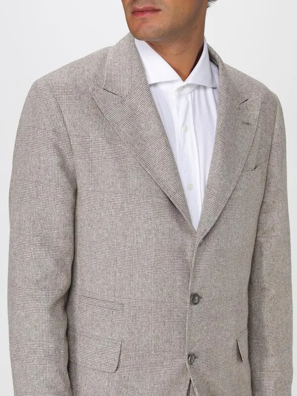 Brunello Cucinelli Prince Of Wales Flannel Tailored Suit - No