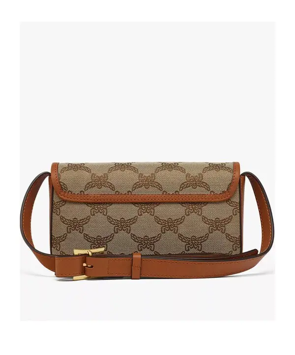 Mcm Lauretos Jacquard Cross-body Bag