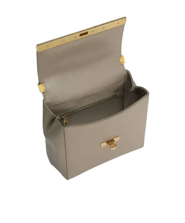 Dolce & Gabbana Marlene Foldover Top Crossbody Bag - Beige