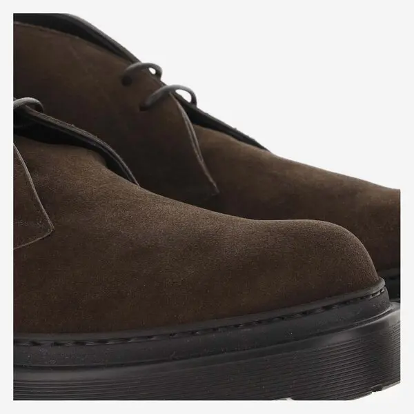 TOD'S Lace-up Round Toe Boots