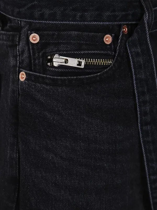 Sacai Belted Straight Jeans