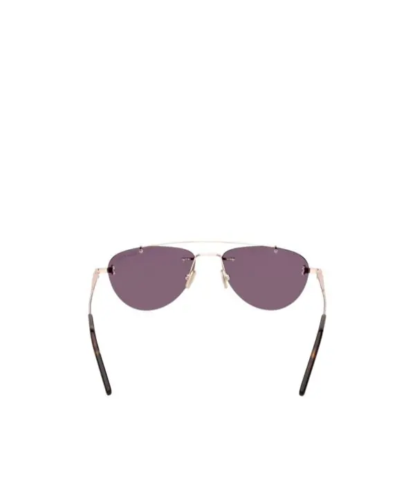 TOM FORD Aviator Rimless Sunglasses